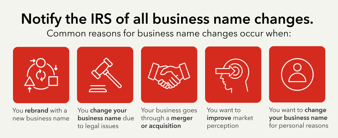 IRS Name Changes for Businesses in Just a Few Steps - Intuit TurboTax Blog